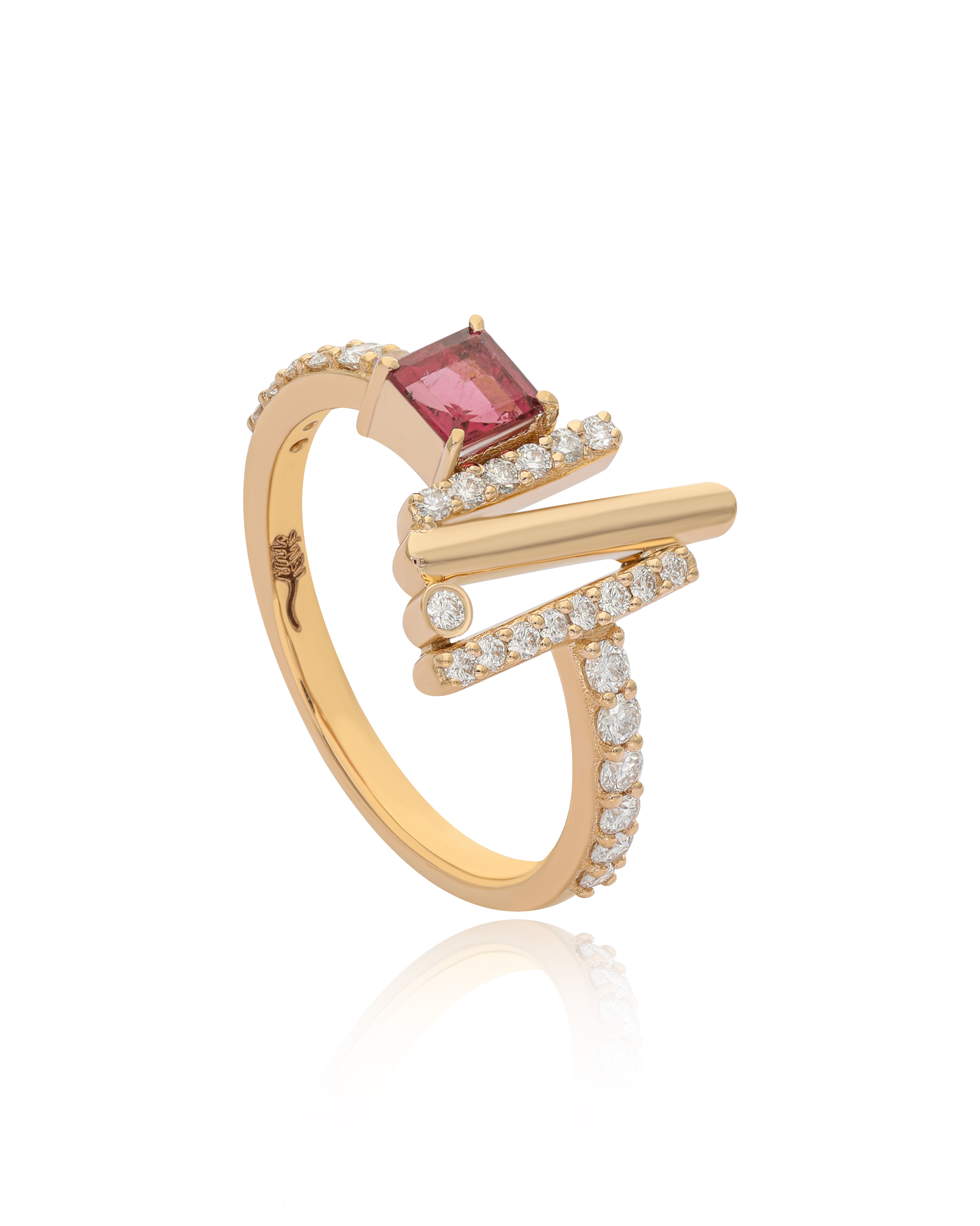 Ethereal Joy Pink Tourmaline 14k Gold Ring – Preeti Sandhu Jewelry